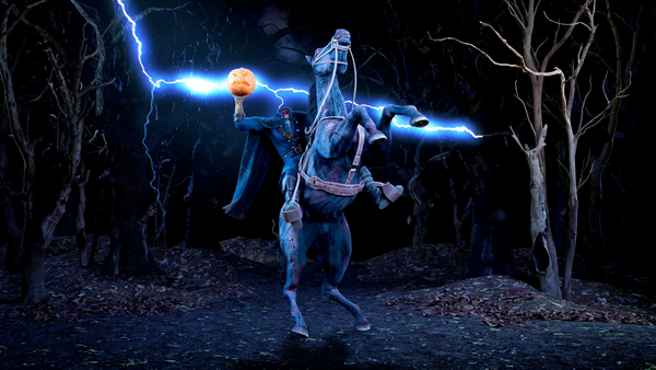 how to draw the headless horseman