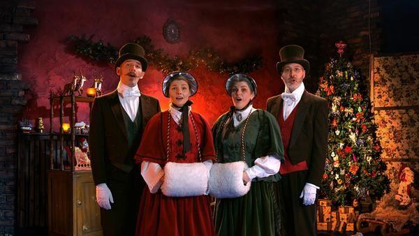 Silent Night - Christmas Carolers - AtmosFX Digital Decorations