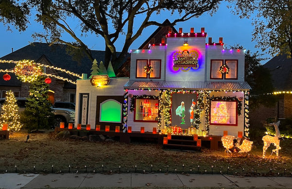AtmosFAN’s Halloween Display Morphs for Christmas – AtmosFX Digital ...