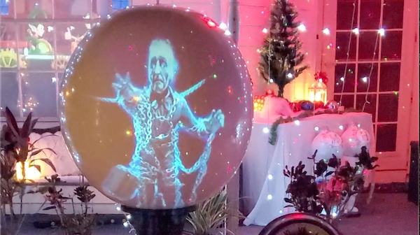 AtmosFAN’s Snow Globe Summons Marley’s Ghost – AtmosFX Digital Decorations
