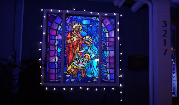 Great Ways to Display ‘Nativity Window’ – AtmosFX Digital Decorations