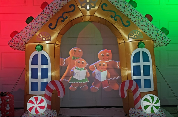 AtmosFAN’s ‘Gingerbread Lane’ Hollusion – AtmosFX Digital Decorations