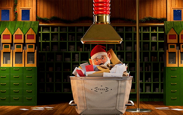 Great Ways to Use ‘Santa’s Mailroom’ – AtmosFX Digital Decorations