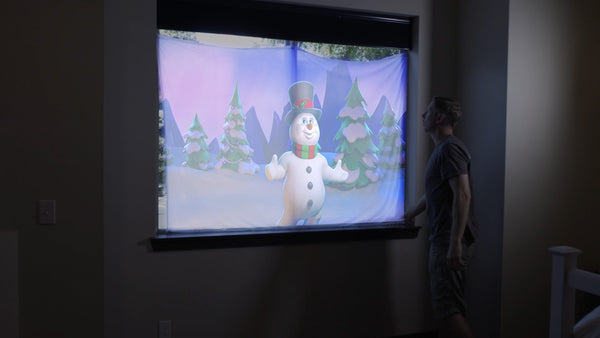 Great Ways to Display ‘Singing Snowman’ – AtmosFX Digital Decorations