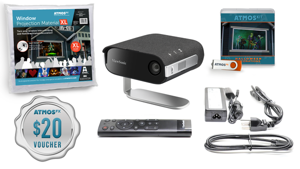 AtmosKIT Autoplay GO Halloween Projector Kit - AtmosFX Decorations ...