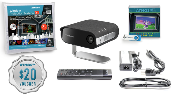 AtmosKIT Autoplay GO All-Season Projector Kit - AtmosFX Decorations ...