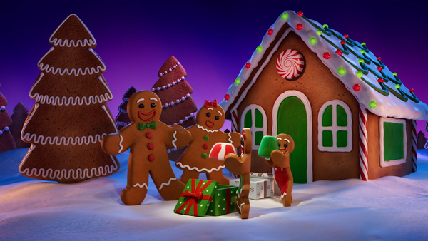 Gingerbread Gifts - Gingerbread Lane - AtmosFX Digital Decorations