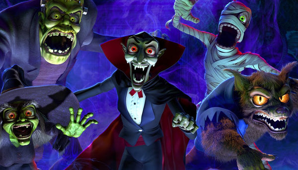 Halloween Monster Bash - AtmosFX Halloween Digital Decorations ...