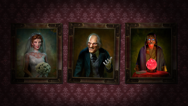 UnLiving Portraits: Halloween Hosts - AtmosFX Digital Decorations